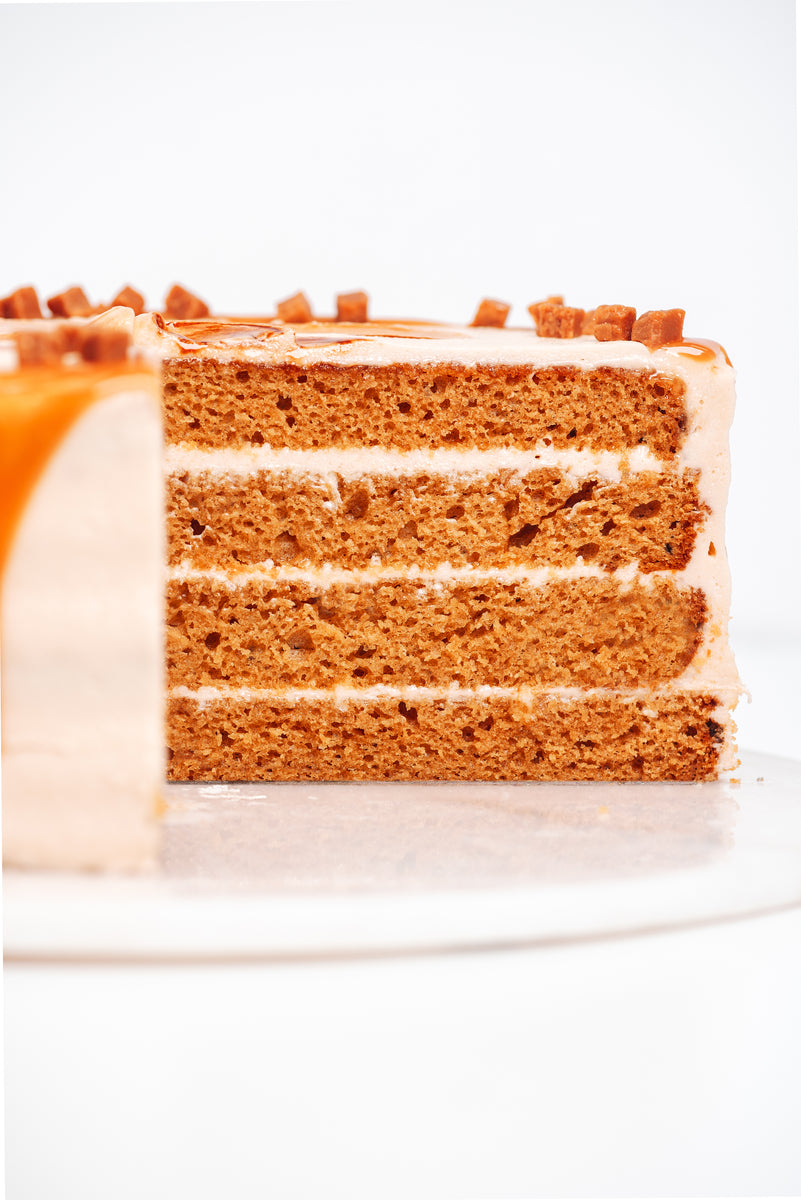 Toffee Drip Cake (8 inch) – French Village Bakery