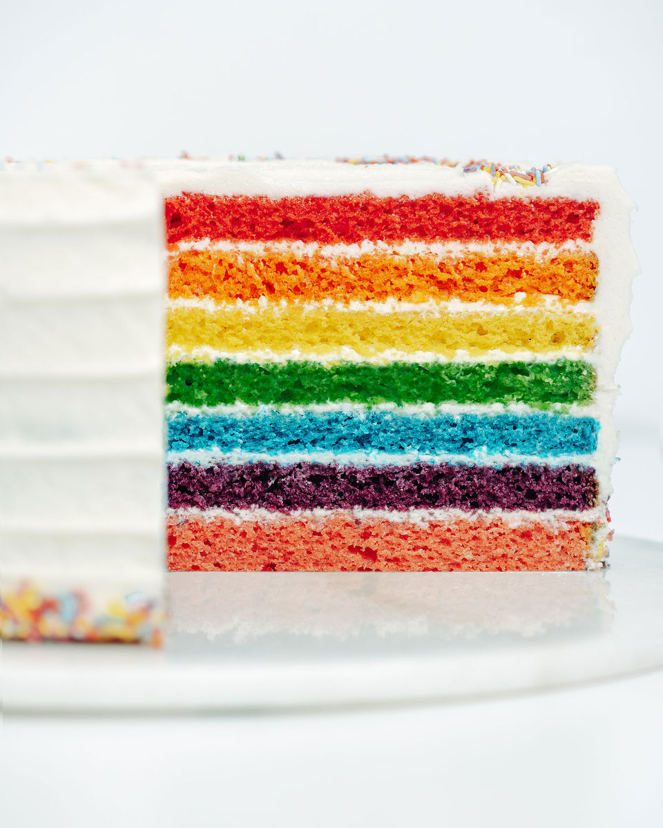 Rainbow Cake (10 inch) – French Village Bakery